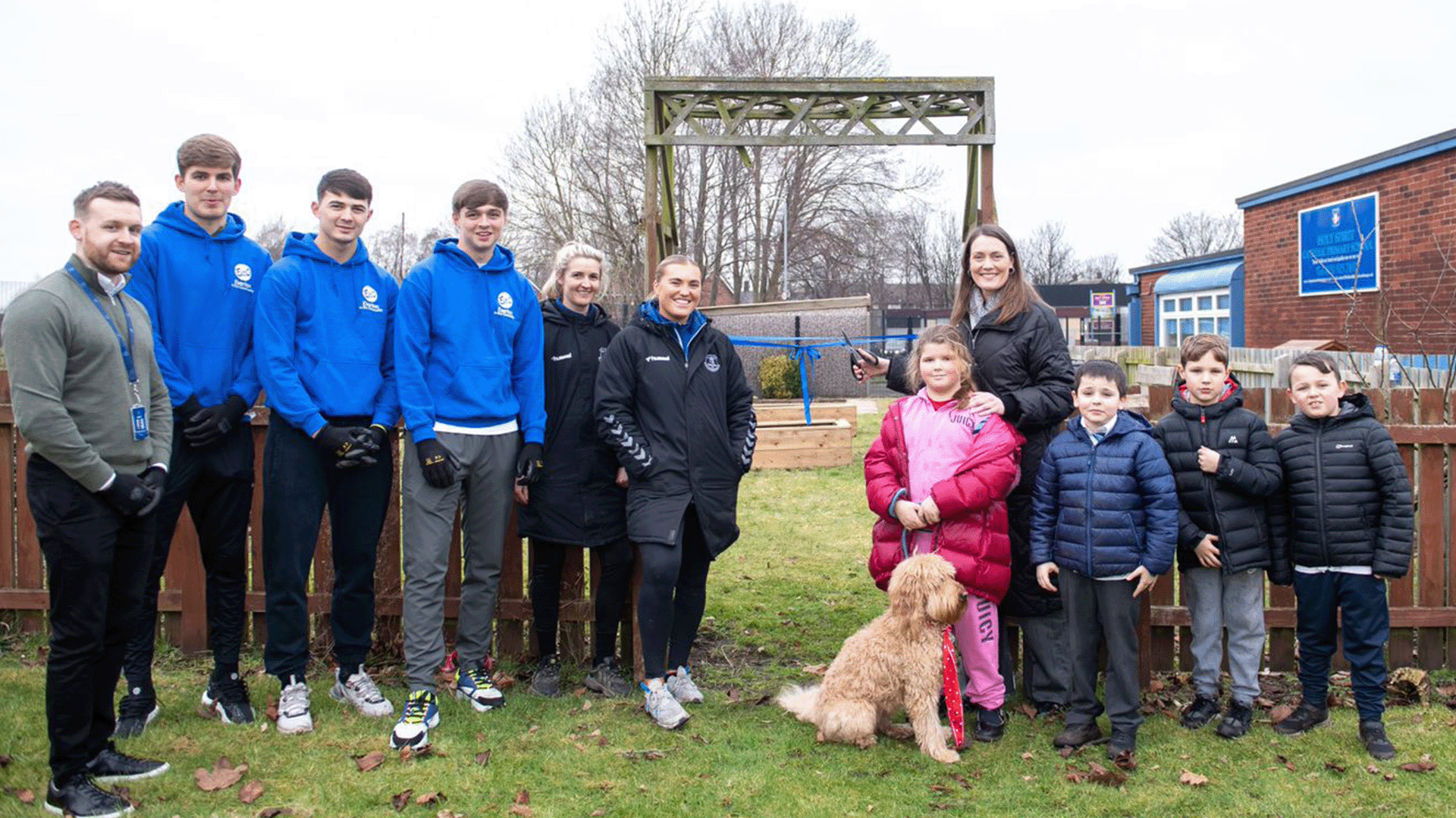 Everton in the Community - Everton Under-21s Join EitC To Launch New ...