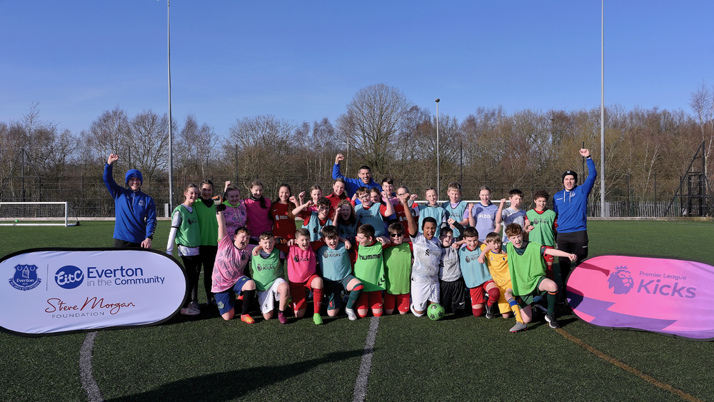 Everton in the Community - Coady Gets A ‘Kick’ Out Of First EitC Appearance
