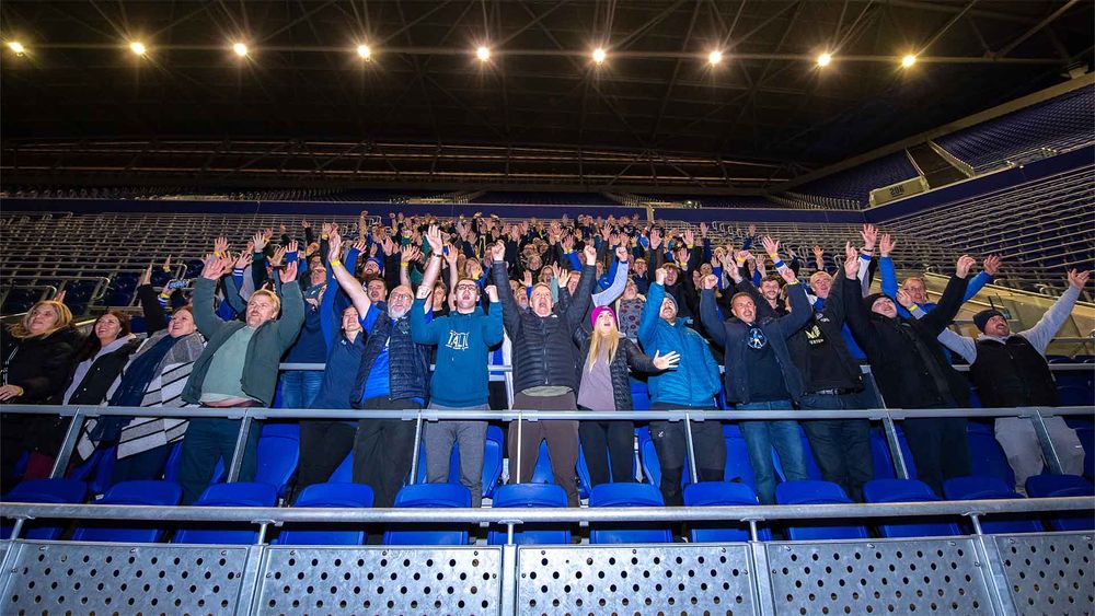 Everton in the Community - First Stadium Sleepout at Hill Dickinson ...